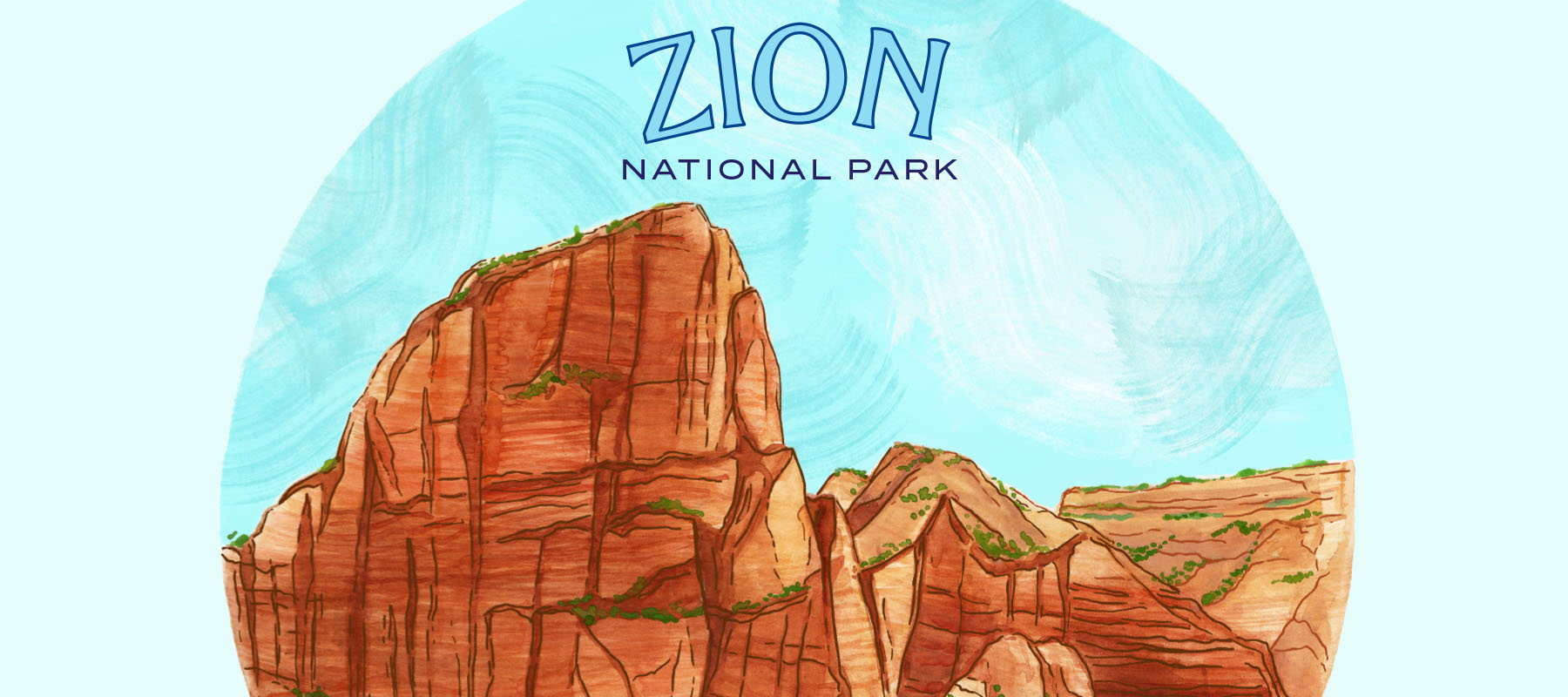 EMB025-Zion National Park Stitch Guide - Keller Design Co.